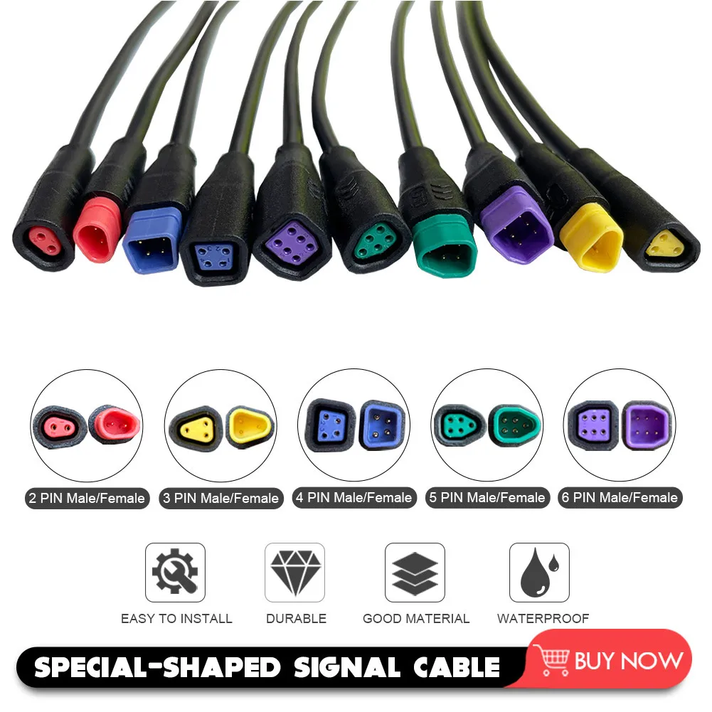 Julet-Base-Connector-2-3-4-5-6Pin-Cable-Waterproof-Connector-For-Ebike ...