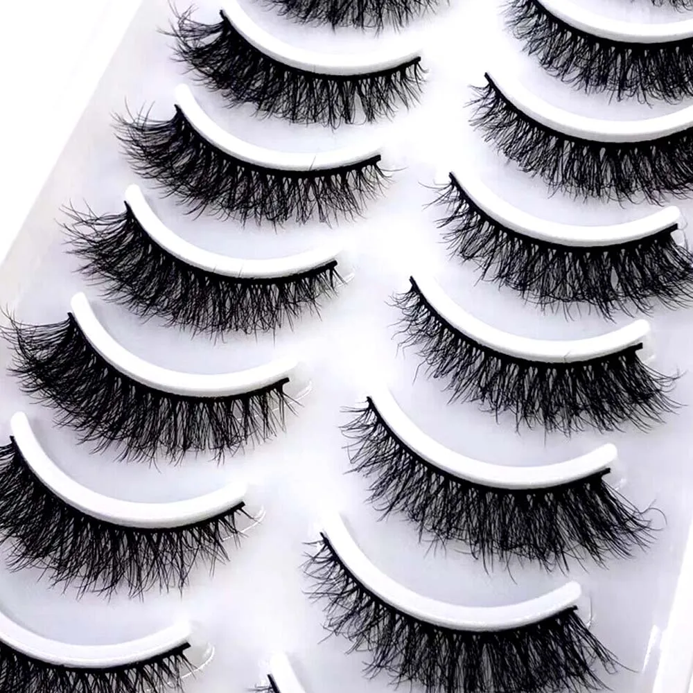 33 Style 10/50/100 Boxes 10pairs Natural 3d Mink False Eyelashes Makeup ...