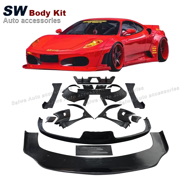 High-Quality-LB-Style-Wide-Body-Kit-For-Ferrari-F430-Upgrade ...