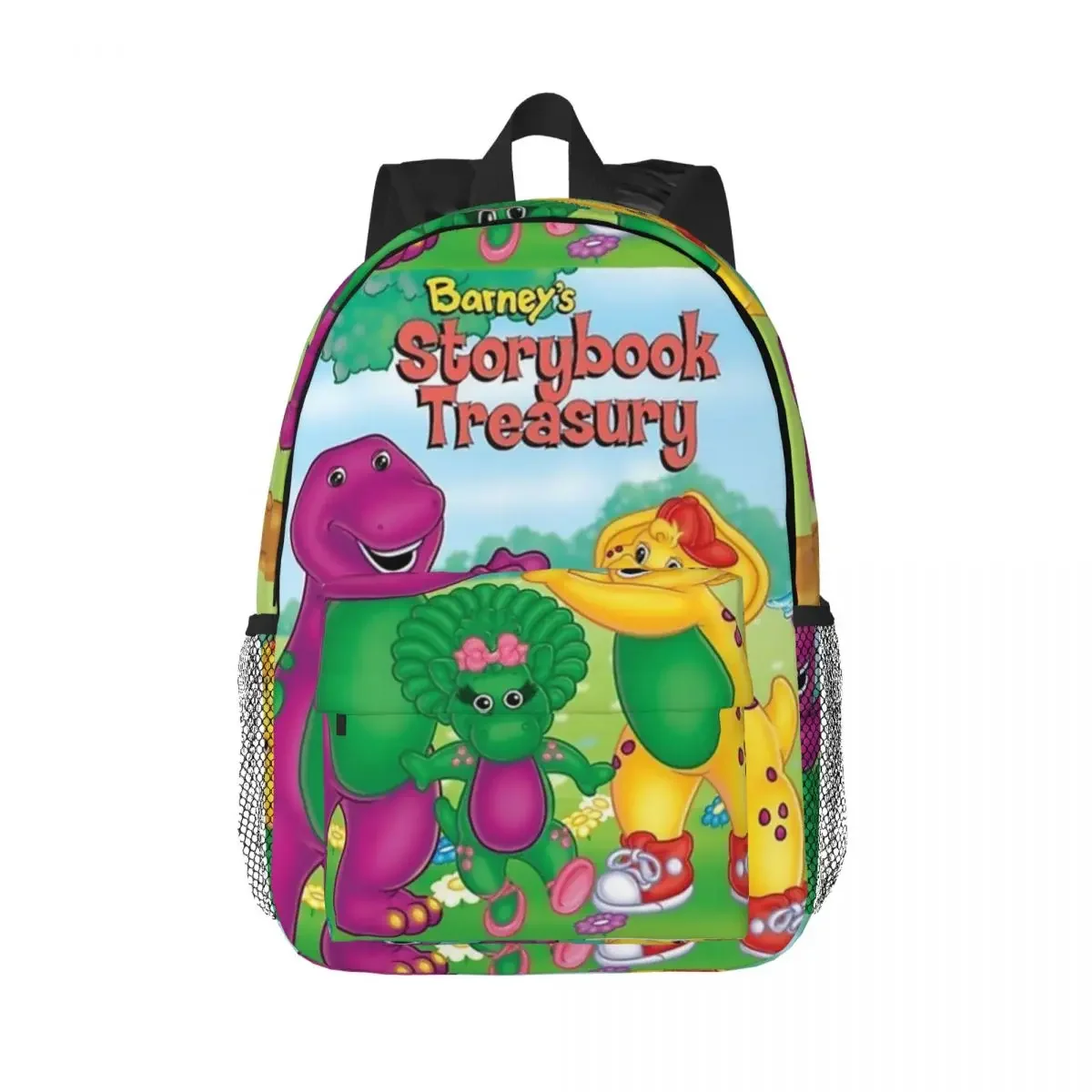 Barney-And-Friends-Backpacks-Boys-Girls-Bookbag-Fashion-Students-School ...