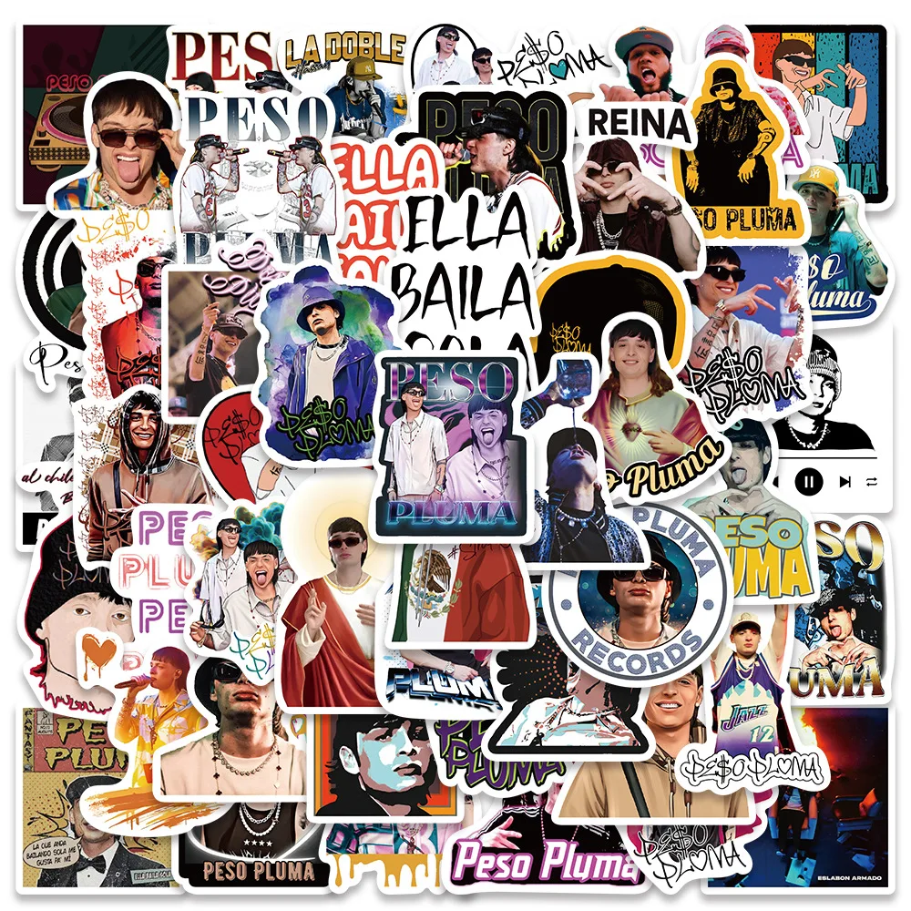 50PCS-Popular-Singer-Peso-Pluma-sticker-Skateboard-Fridge-Phone ...