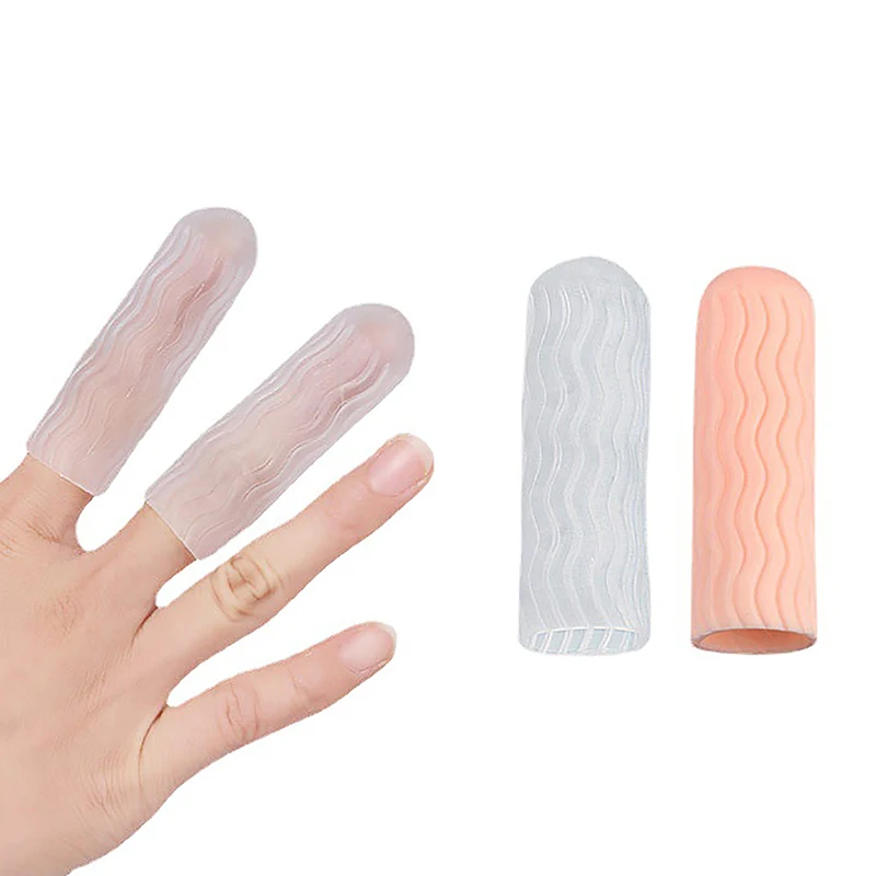 Non-slip-Finger-Protector-Sleeve-Cover-Anti-cut-Heat-Resistant-Finger ...