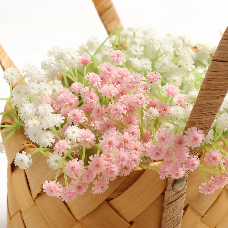 Mini Artificial Flowers Bouquet Silk Multi Fake Flowers For Home Room ...