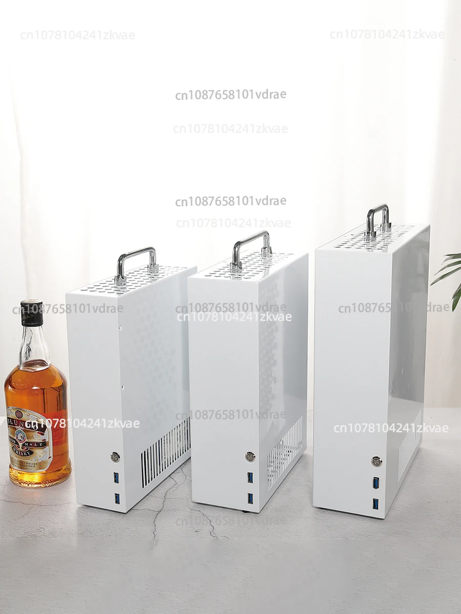 P02, P04 portable A4 portable ITX case matx compact mini itx white side ...