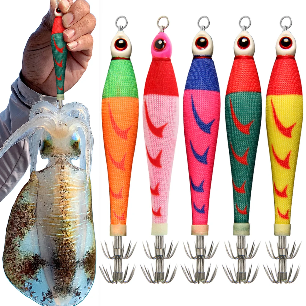 Luminous-Squid-Hook-Squid-Fishing-Lure-Double-Hook-Glow-In-The-Dark ...