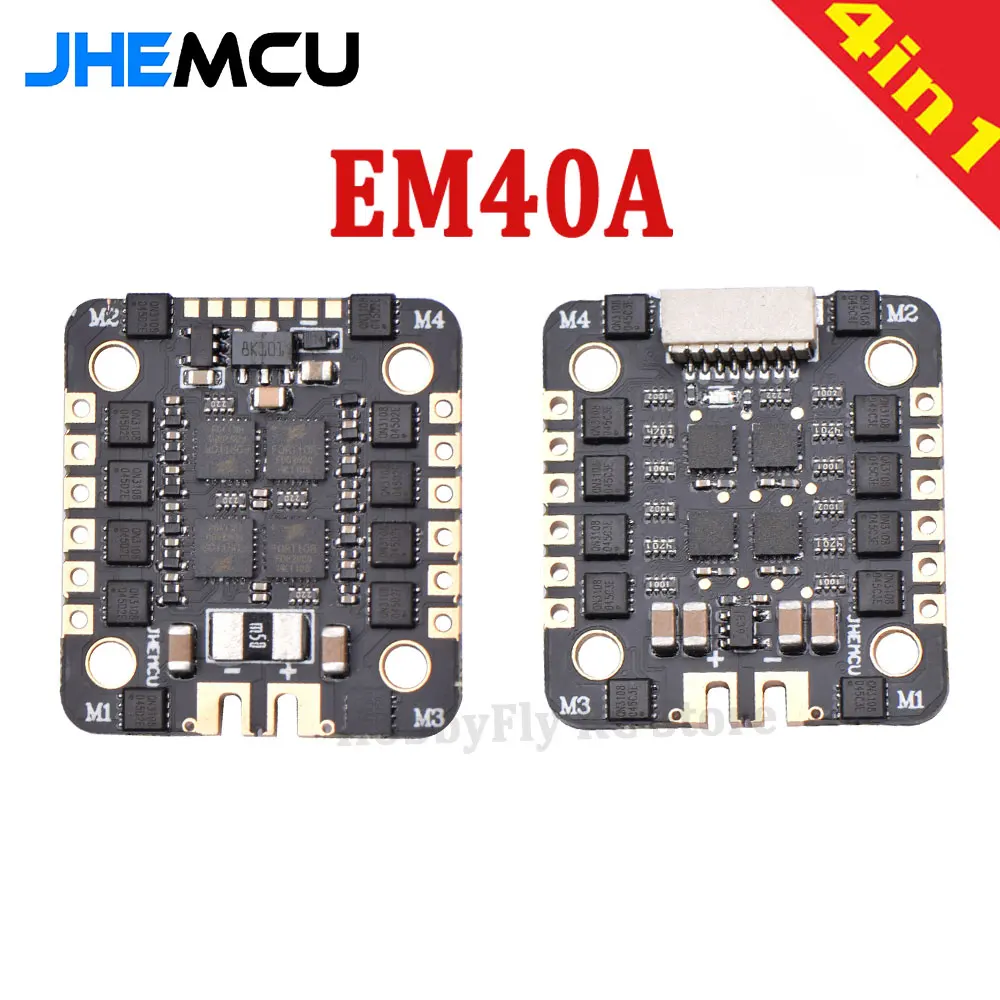 JHEMCU EM40A Bluejay ESC DShot600 2-6S 4in1 Brushless ESC for FPV ...