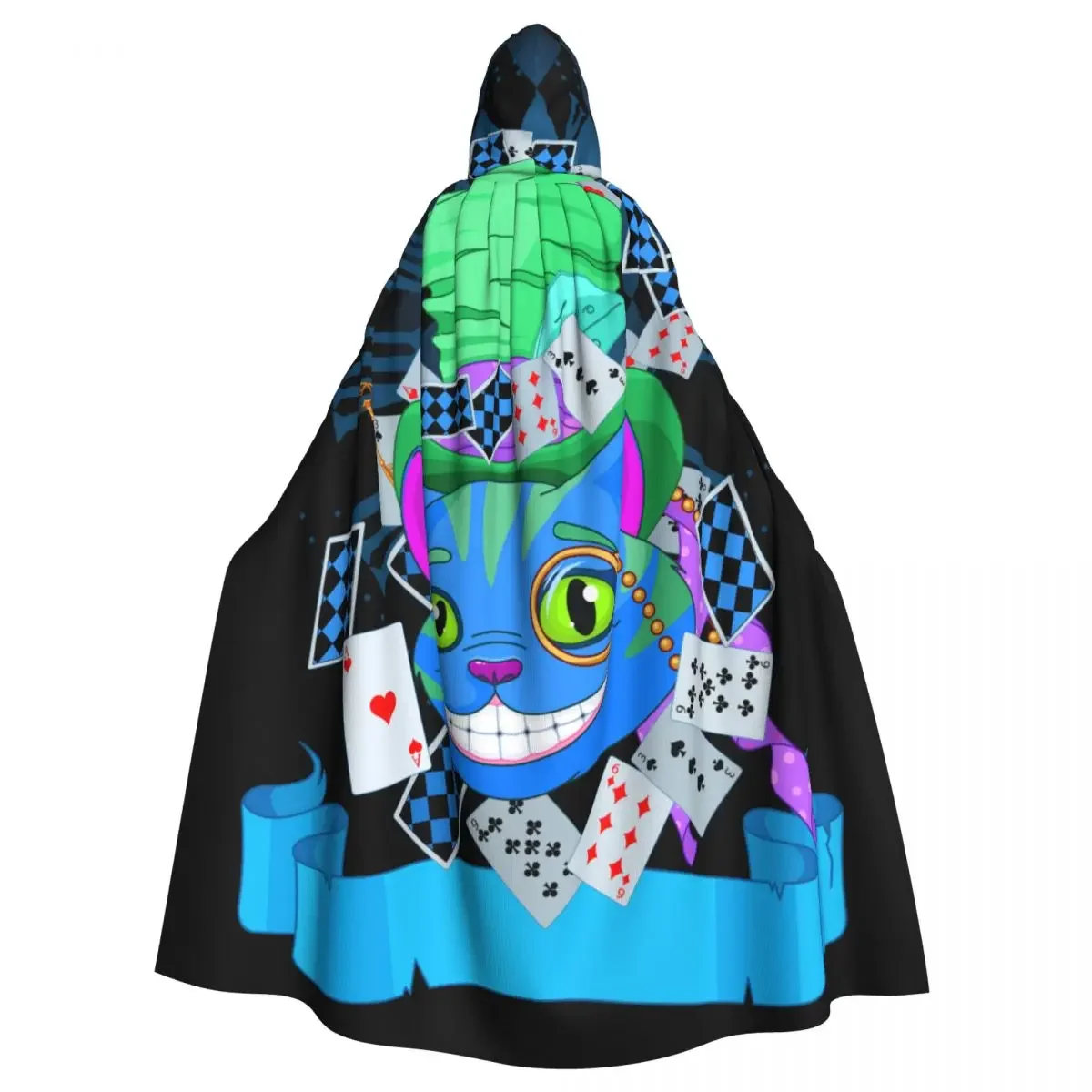 Adult-Cloak-Cheshire-Cat-In-Top-Hat-And-Monocle-Cape-Hooded-Medieval ...