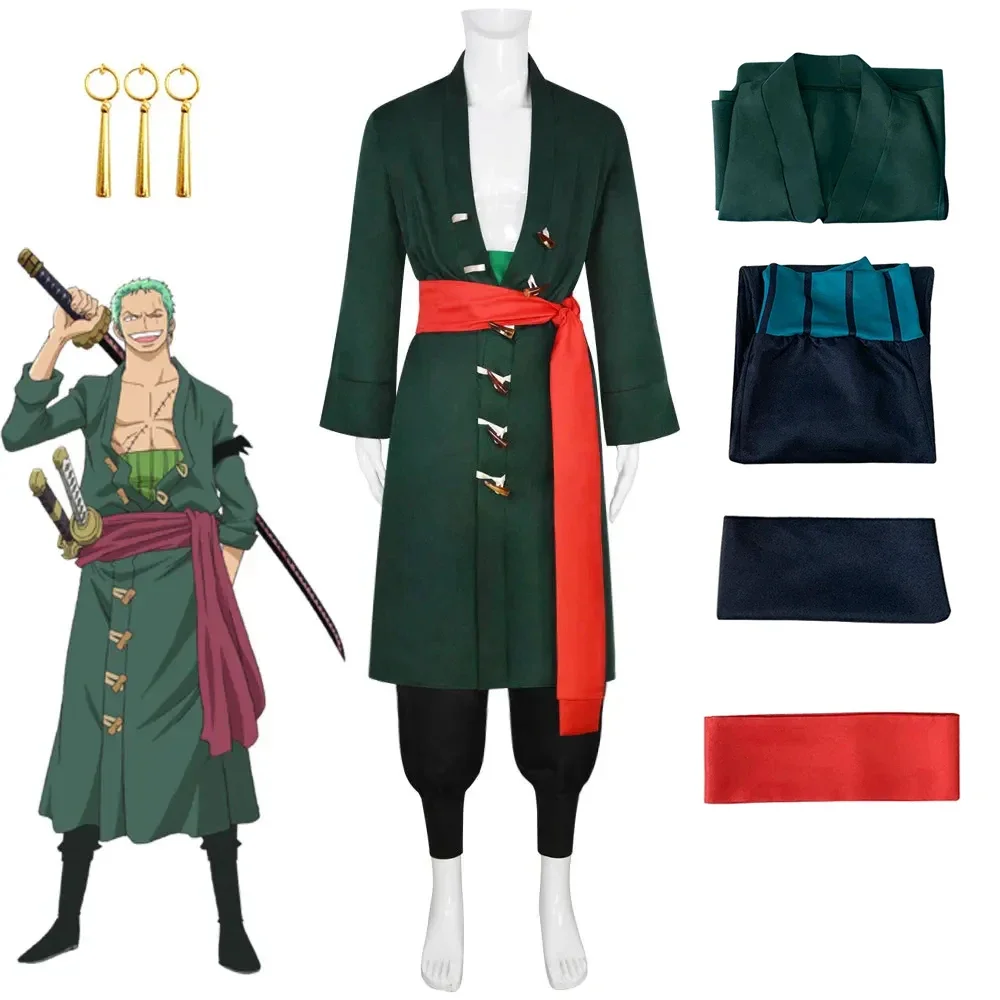 Anime-One-piece-Roronoas-Cosplay-Costume-Adult-Men-Kimono-Robe-Zoro ...