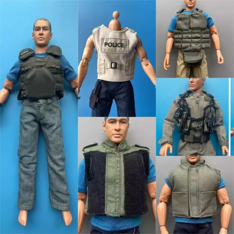 1/6 Scale Soldier Accessories Vest Camouflage Jungle Tactical Chest Rig ...