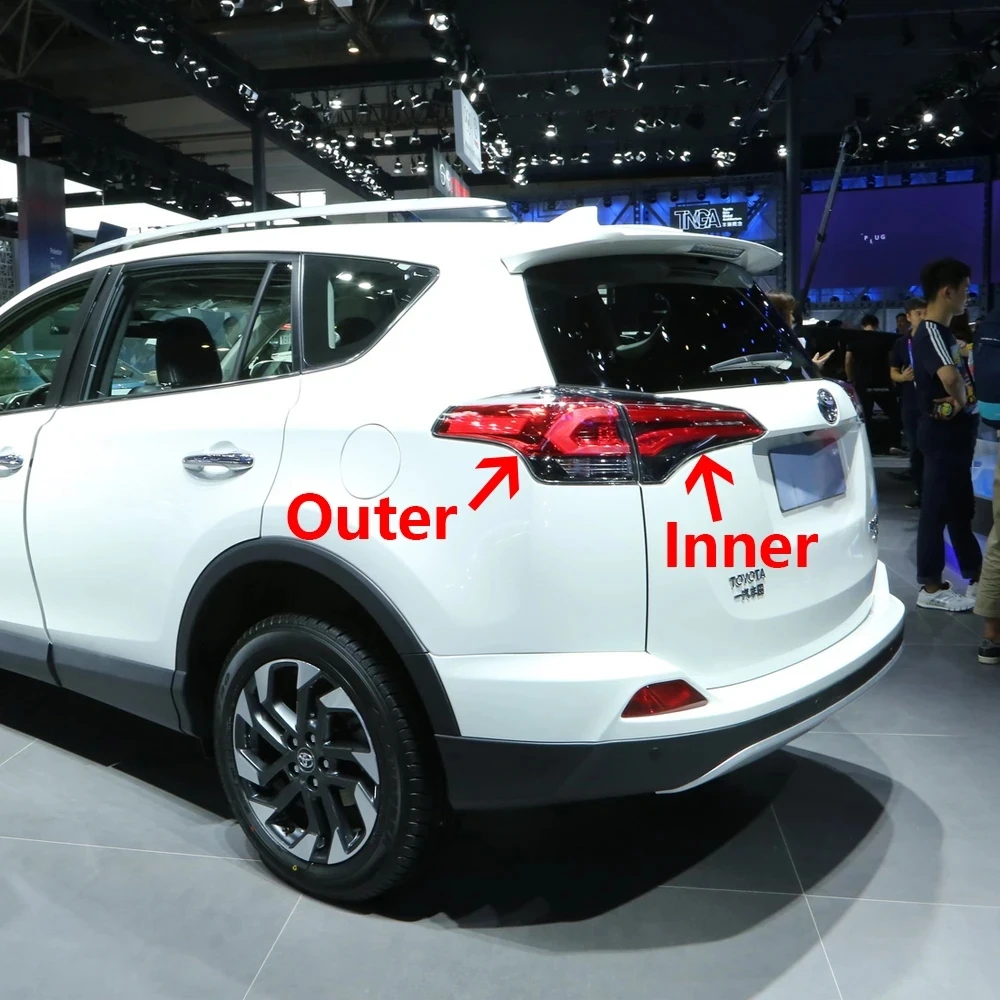 Car Accessories For Toyota RAV-4 RAV4 2016 2017 2018 Auto Side Rear ...