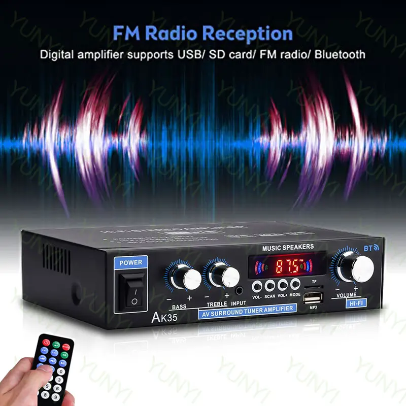 AK35-AK45-AK55-Bluetooth-Digital-Amplifiers-2-Channel-HiFi-Stereo-AMP ...