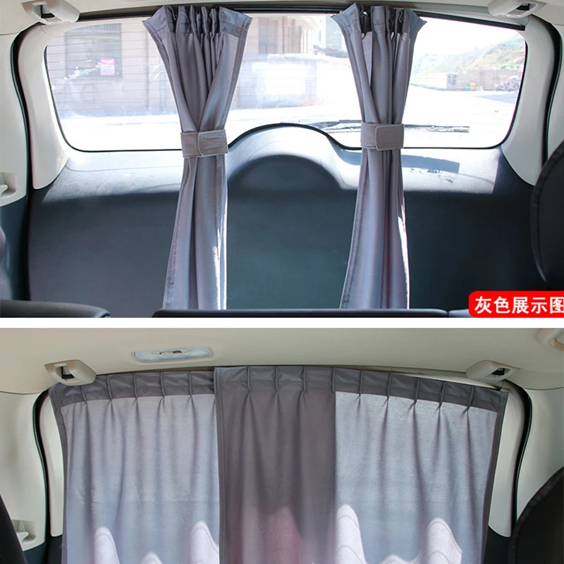 1Pair-Car-Curtain-Rear-Window-Sunshade-Universal-VIP-Car-Van-SUV-Window ...