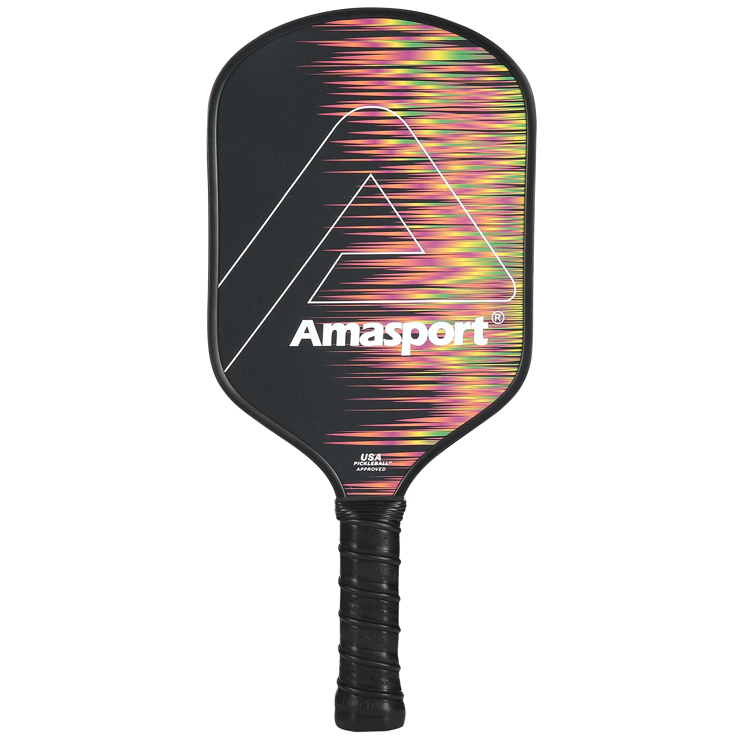 Ama Sport New Arrival Pickleball Paddle Racket Friction Carbon Pu Edge ...
