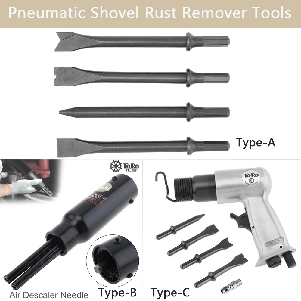Air-Hammer-Chisel-Hexagonal-Shank-Heavy-Duty-Air-Impact-Head-for ...
