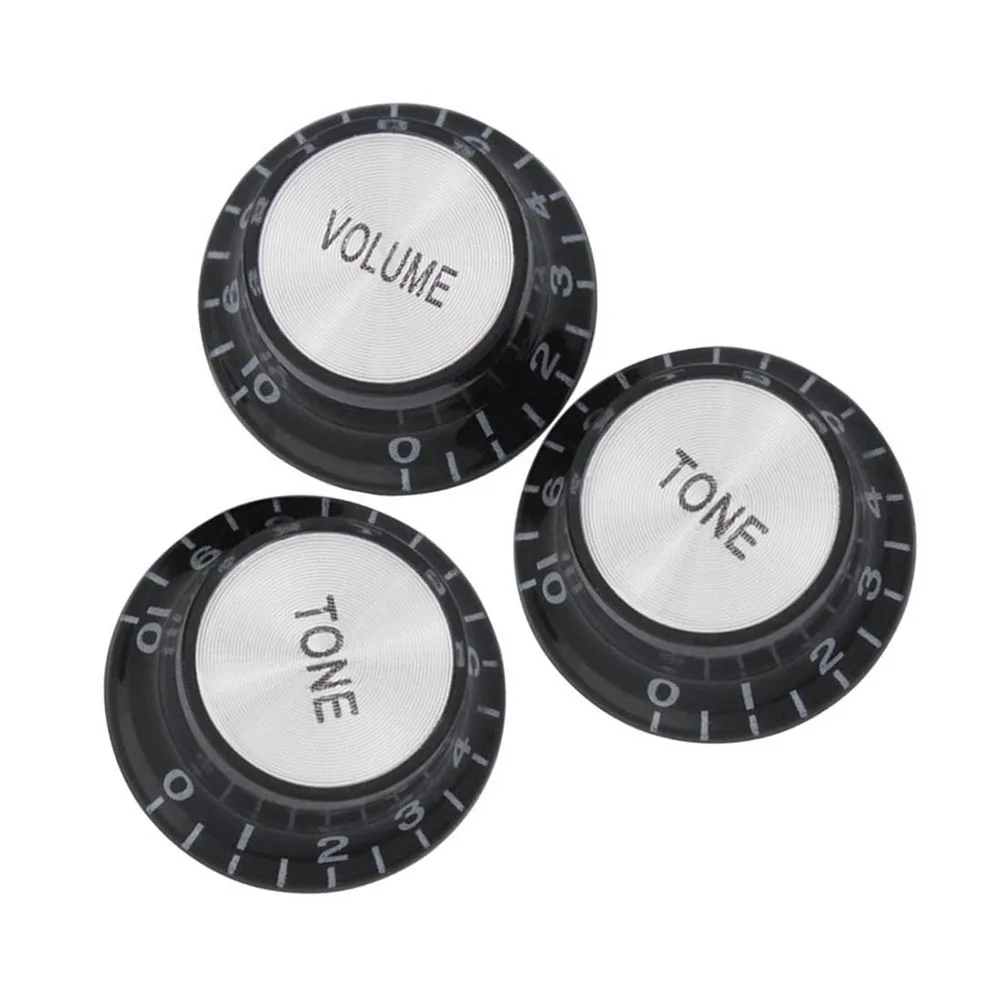3PCS-Guitar-Strat-Knob-1-Volume-2-Tone-Control-Knobs-For-Guitar-Bass ...
