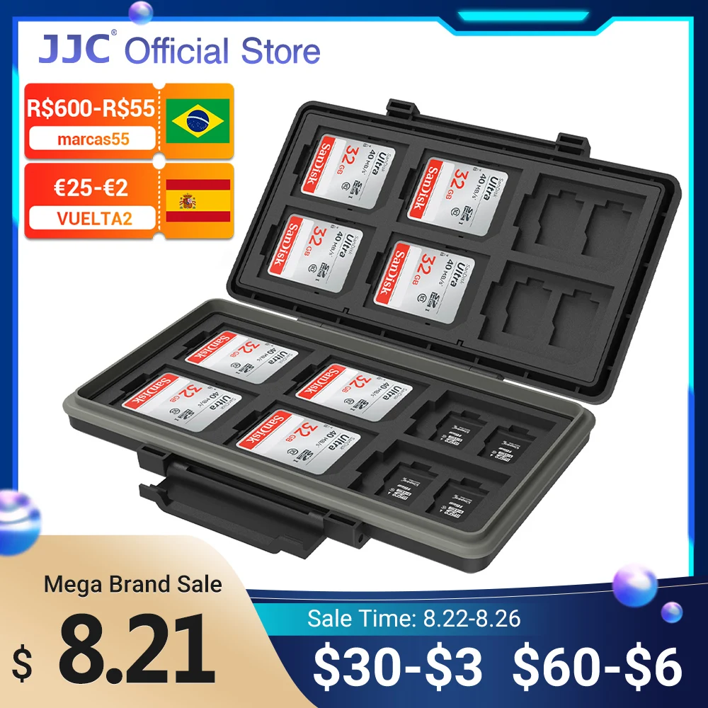 Jjc 36 Slots Sd Card Holder Case Organizer Wallet Memory Card Case ...