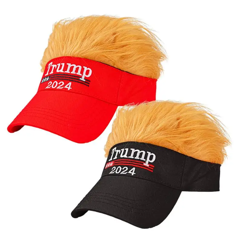Trump-2024-Hat-With-Hair-Signature-Hairdo-Design-New-Donaldd-Trump-2024 ...
