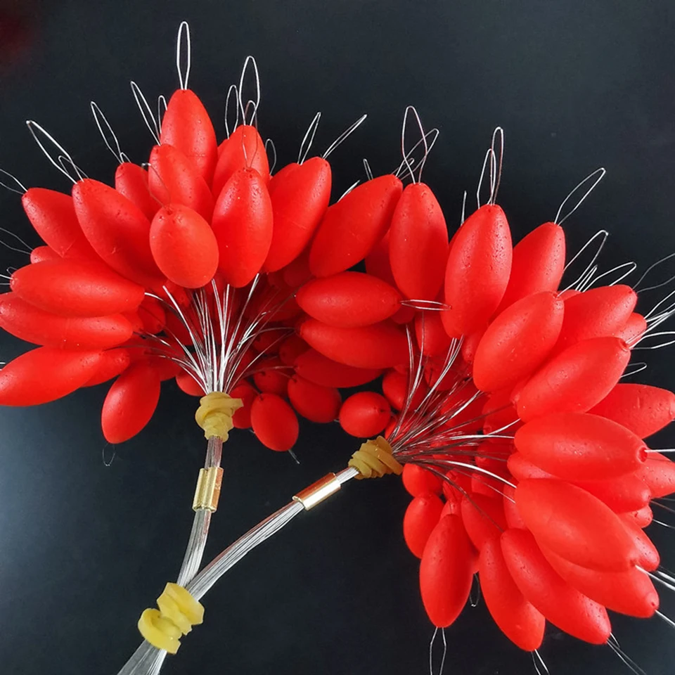 100pcs-Fishing-Float-Buoyancy-Balls-Foam-Strike-Indicator-Fishing ...