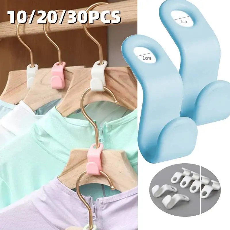 10-20-30-PCS-Mini-Clothes-Hanger-Connector-Hooks-Cascading-Plastic ...