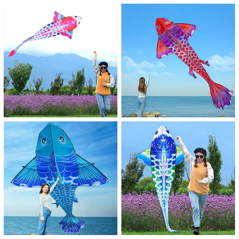 Free-Shipping-fish-kites-nylon-fabric-outdoor-fun-sports-carp-kites-for ...