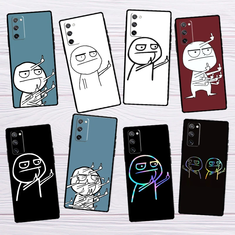 Funny-Man-Middle-Finger-Case-For-Samsung-Galaxy-S23-S22-Ultra-S10-S9 ...