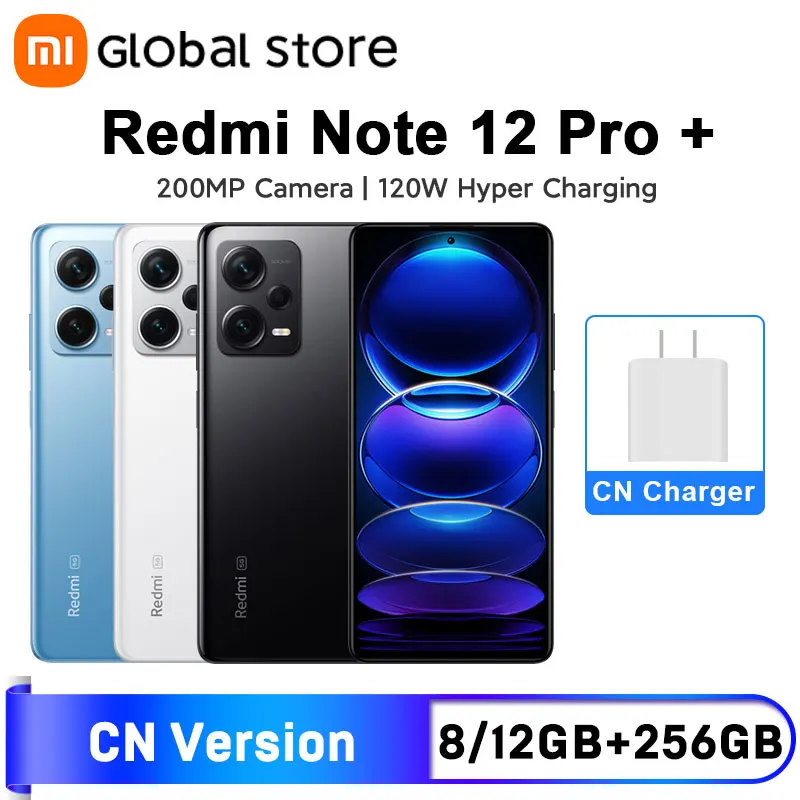 Xiaomi redmi nota 12 pro + 5g plus smartphone 8/12gb 256gb octa núcleo ...