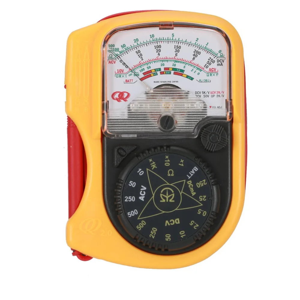 QQ2-0-Mini-Pocket-Pointer-Analog-Multimeter-AC-DC-Voltmeter-Mechanical ...