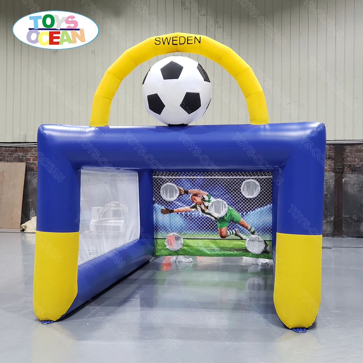 Inflatable-Penalty-Shootout-Soccer-Goal-Football-Target-Inflatable ...