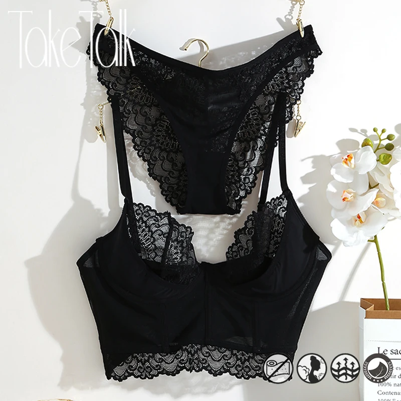 Sexy sutiã de renda conjunto push up underwire pepepetive sutiã splicing briefs conjunto ...