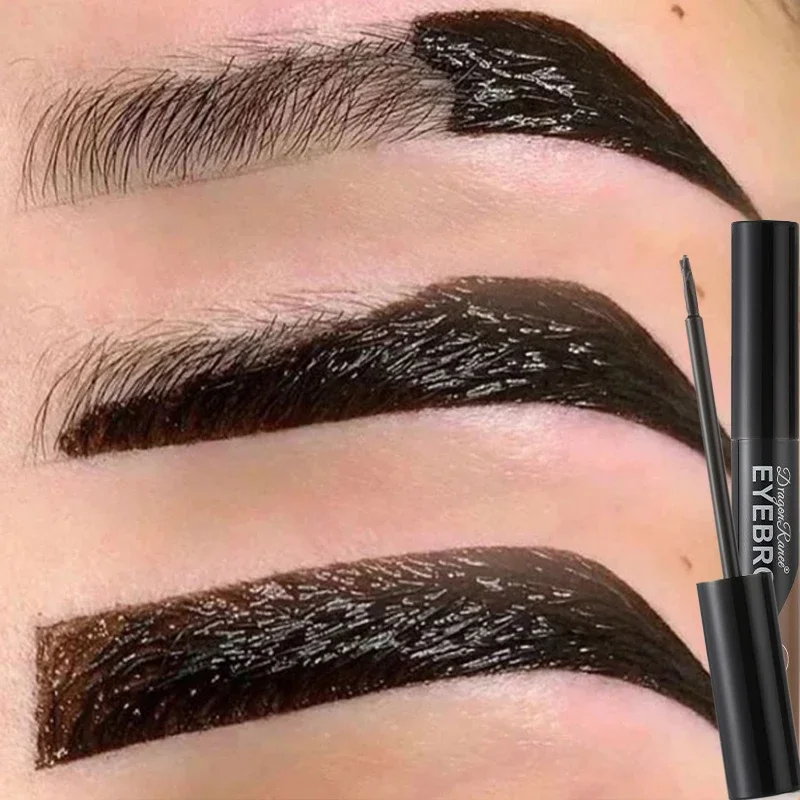 Peel-off Eyebrow Cream Waterproof Tearing Eyebrow Gel Tattoo Cream ...