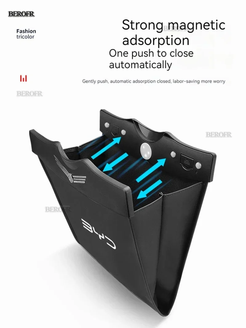 Car Trash Bag Back Seat Dustbin Storage Bag For BYD F3 F5 F0 T3 S6 S8 ...
