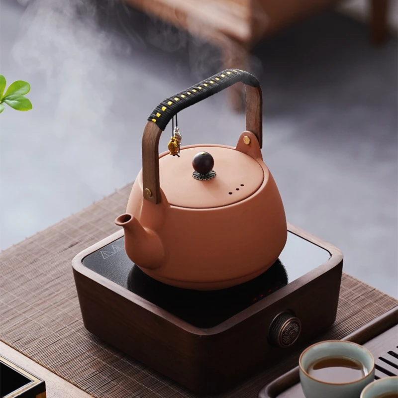 Fine-Purple-Clay-Casserole-Water-Boiling-Pot-Tea-Pots-Teapot-Mug-Heater ...
