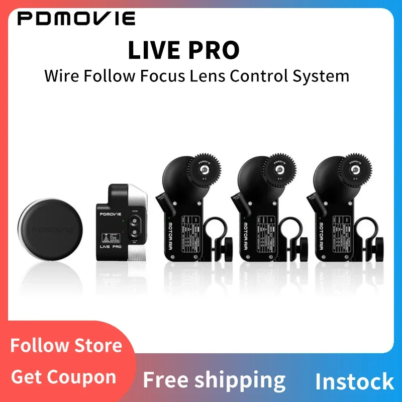 PDMOVIE-LIVE-PRO-Wire-Follow-Focus-Lens-Control-System-For-Micro-SLR ...