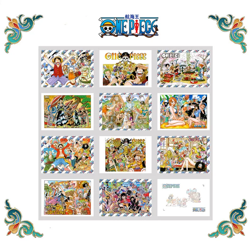 New-ONE-PIECE-Game-card-Monkey-D-Luffy-Anime-Greeting-card-A6-Postcard ...