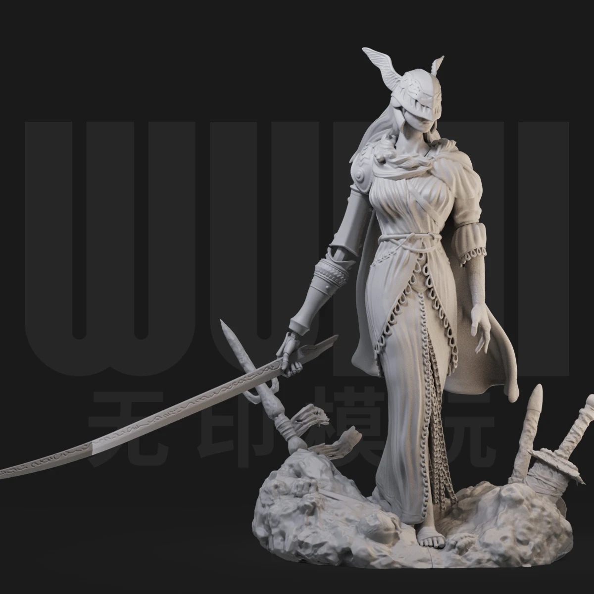 1-24-Die-cast-Resin-Model-Assembly-Kit-Sci-fi-Magic-Figure-Model ...