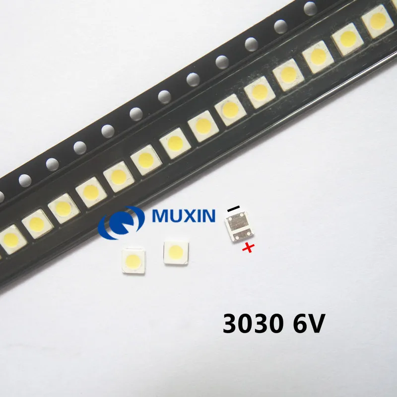 LED Backlight High Power LED 1.8W 3030 6V PCT Cool white 150-187LM ...