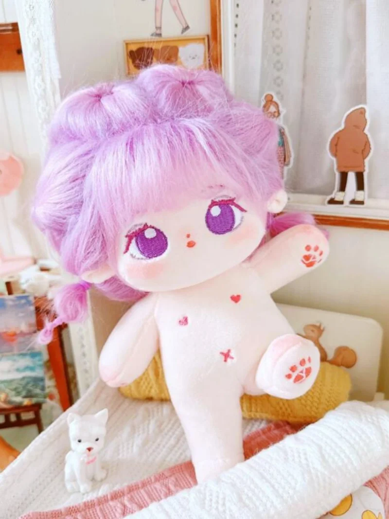 20cm Kawaii Big Eyed Fat Doll Cotton Doll Idol Stuffed Super Star ...