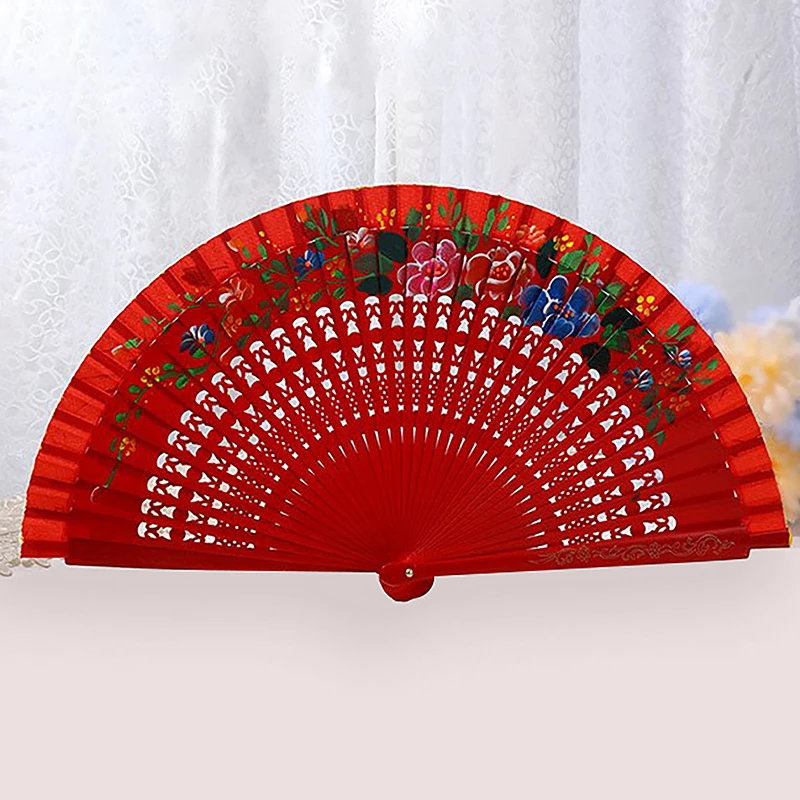 Chinese-Style-Double-Sided-Folding-Fan-Hollow-Double-sided-Craft-Gift ...