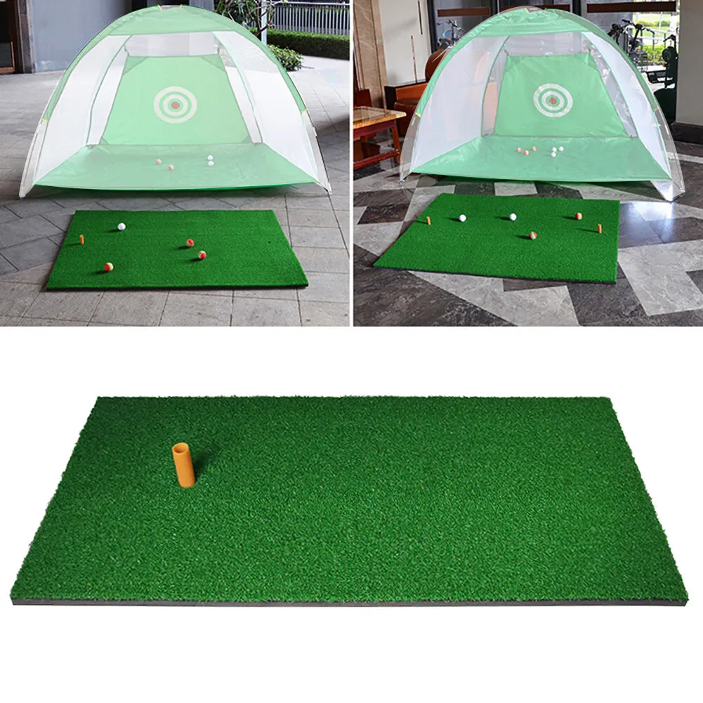 51X21Cm-Golf-Cage-Grass-Pad-Swing-Hitting-Practice-Trainer-Mat-Golf ...