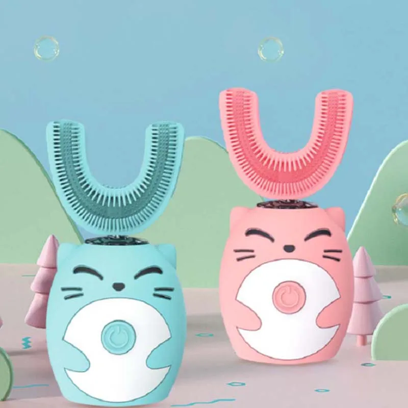 Hot-Selling-Usb-Charging-U-Shaped-Electric-Toothbrush-Portable-Children ...