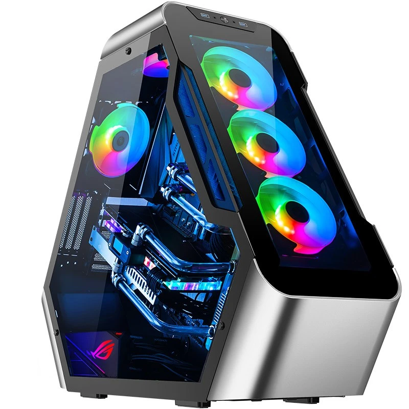 Jonsbo Tr03 Atx M-atx Pc Case Délit Triangulaire Alliage Transparence ...