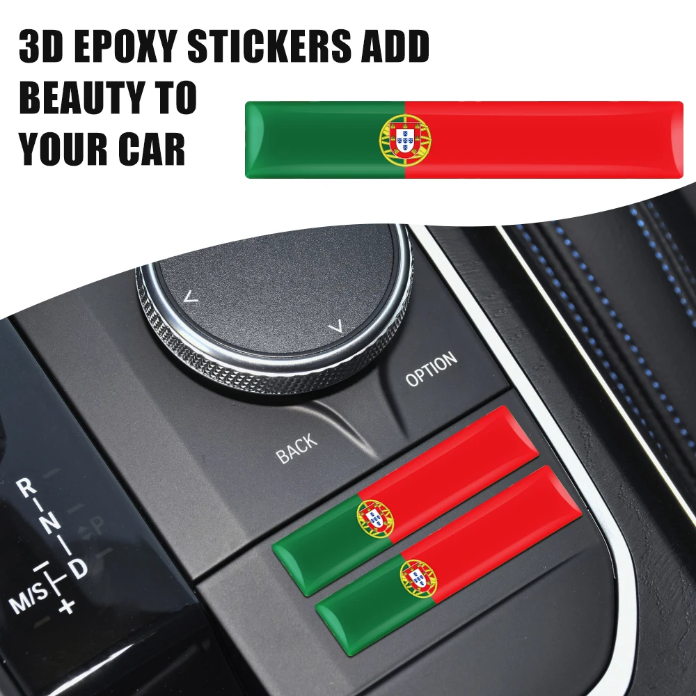 2pcs-6CM-Or-8-5CM-Global-Country-Flag-Stickers-3D-Reflective-Decals-Car ...