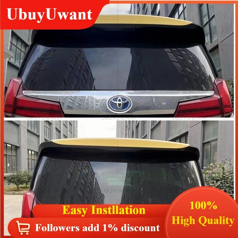 Car Spoilers For Toyota Alphard Vellfire 30 Series MPV 2016-2021 High ...