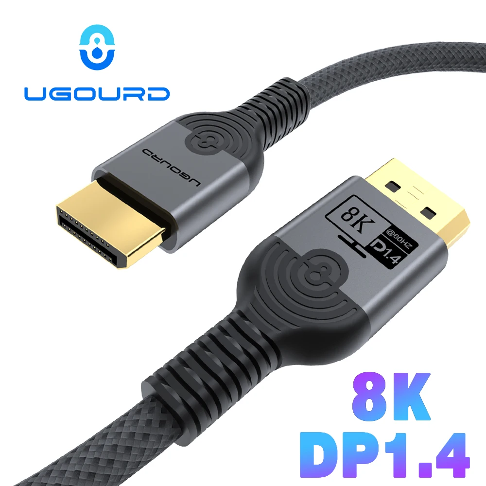 UGOURD-DP-1-4-Cable-8K-60HZ-48Gbps-High-Speed-DisplayPort-Cable-3m-5m ...
