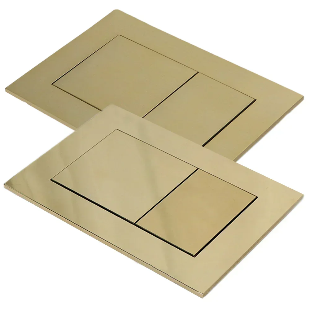 For-TECE-Toilet-Water-Tank-Panel-Dual-Flush-Actuator-Plate-Gold ...
