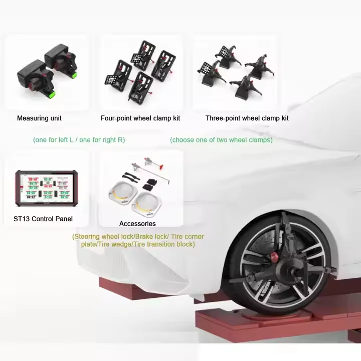 2025 Magnetic Wireless 3D Wheel Alignment Portable Wheel Aligner WA613 ...