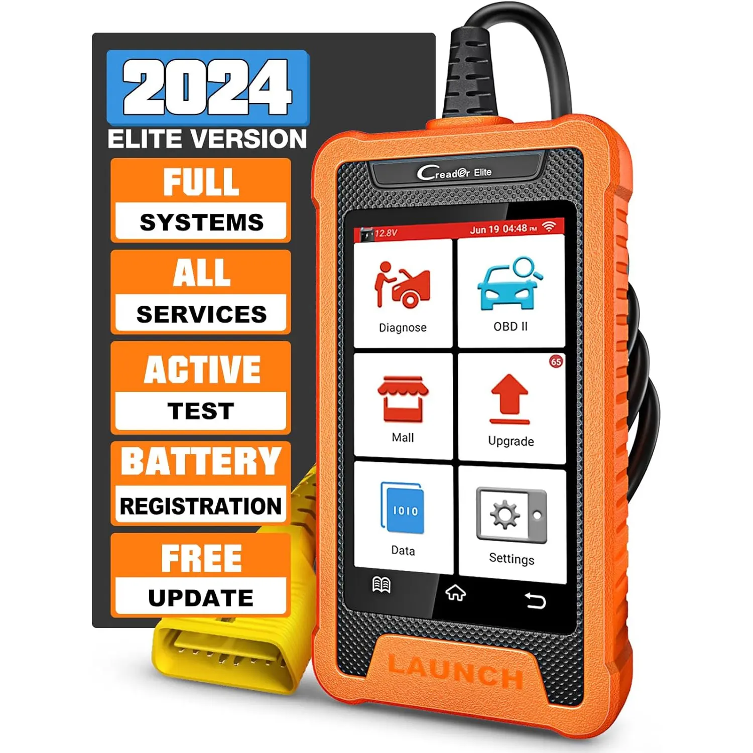 2024-LAUNCH-X431-Elite-esc-ner-OBD2-bidireccional-para-Toyota-para-AUDI ...