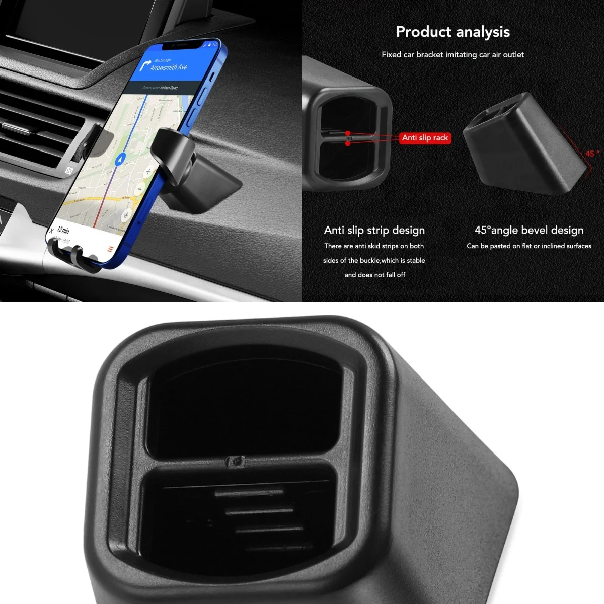 Car Phone Holder Stand Base Accessories for Mercedes-Benz w220 w202 ...