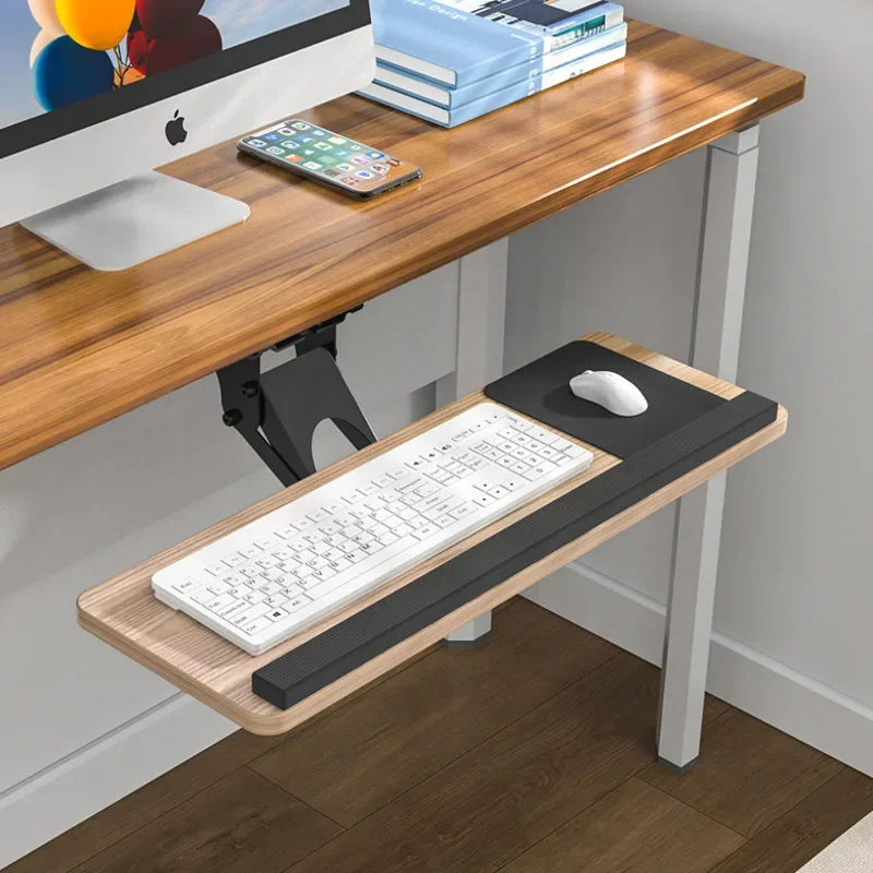 Keyboard Stand Desktop Computer Tray with Mouse Rotating Bracket ...