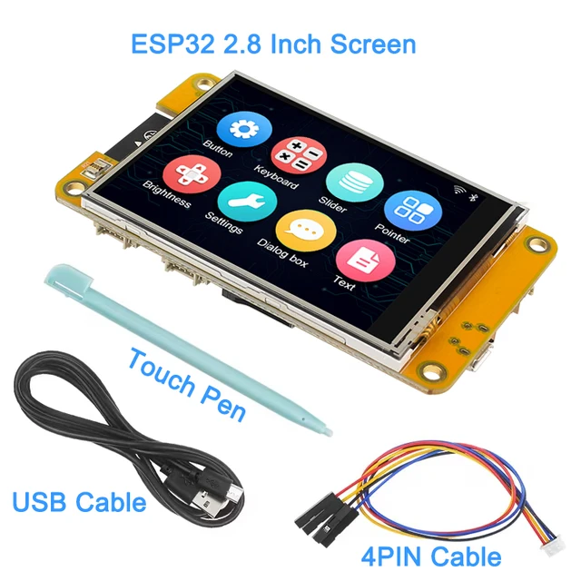 Esp32 Case 2.8 ESP32 Cheap Yellow Display ESP32-2432S028R CYD Board ...
